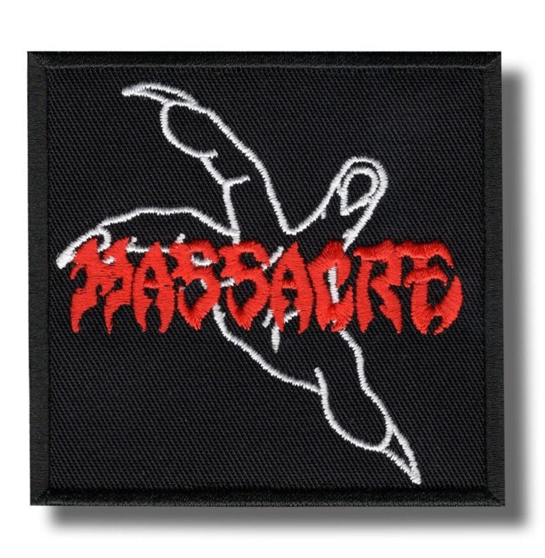 Massacre Back From Beyond Patch Badge Applique Embroidered Iron on ...