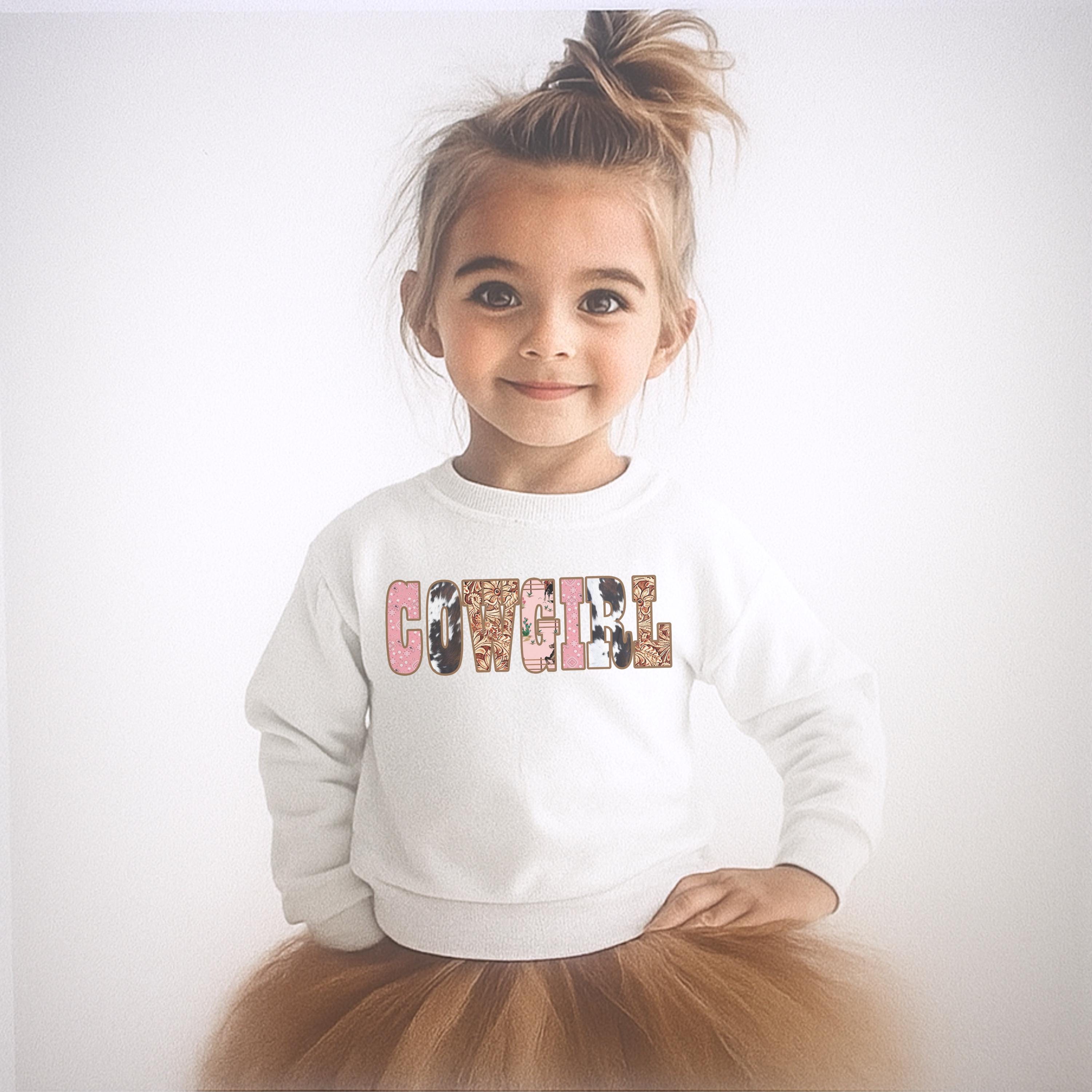 Toddler Cowgirl Outfit Western Tutu Set Combo Sweatshirt Clothing Girl ...