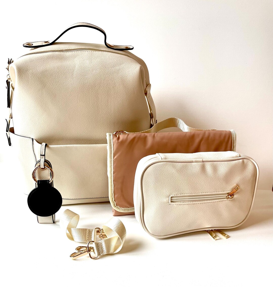 Modern Diaper Bag Backpack Baby Shower Gift New Mom Backpack With ...