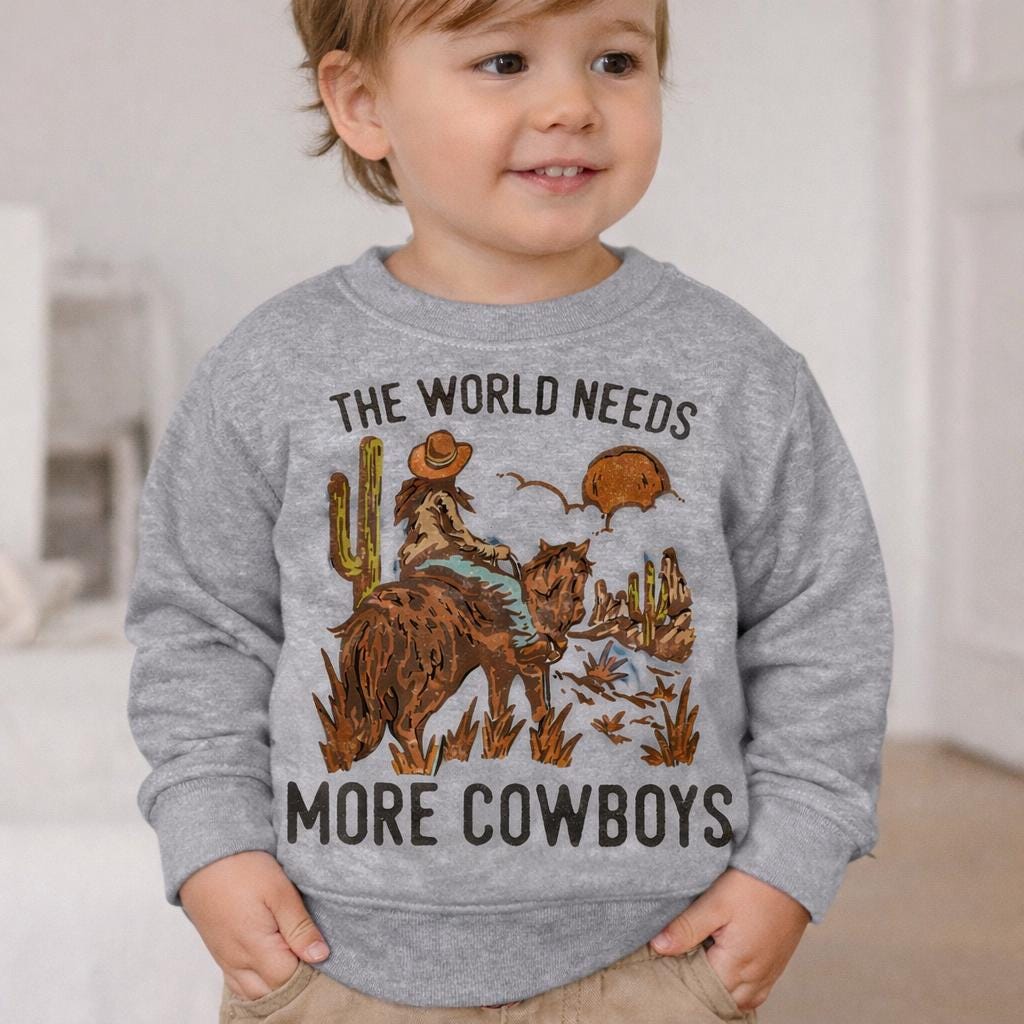 Ranch Hand Pullover Western Clothing Toddler Boy Cowboy Sweatshirt ...