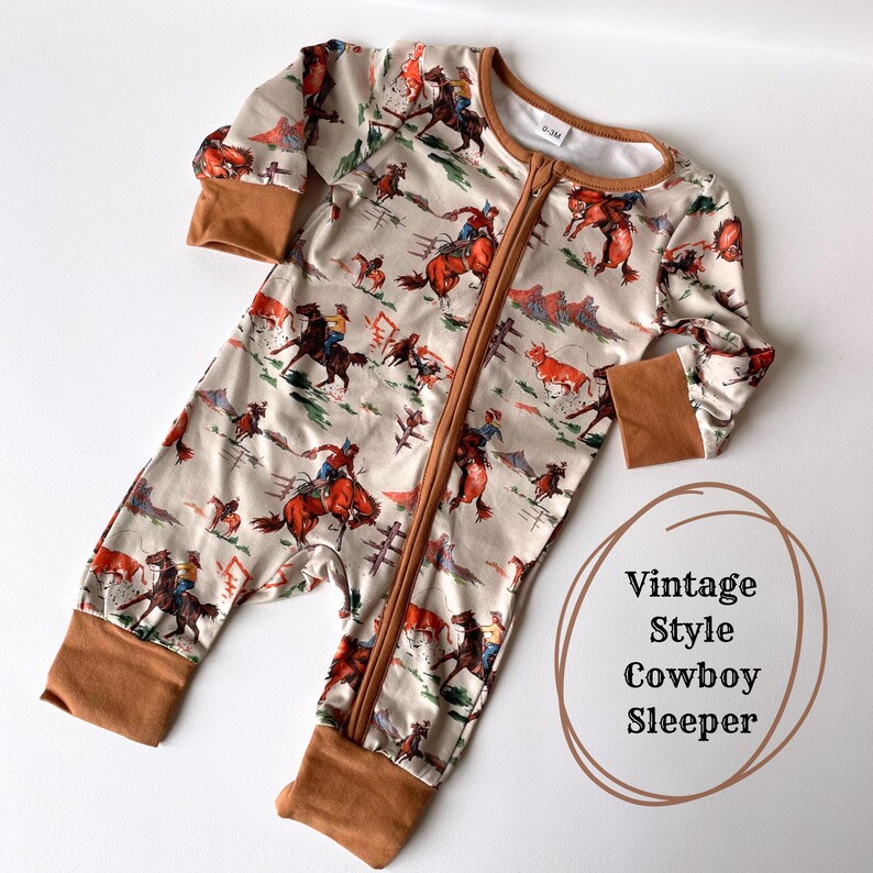 First Rodeo Gift Bundle Western Newborn Set Cowboy Style Blue Sleeper ...