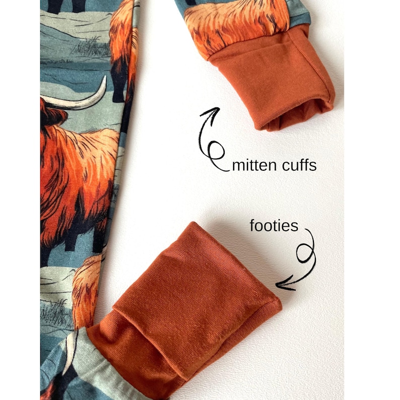 Highland Cow Baby Shower Gift Organic Newborn Baby Clothes Boy Outfit ...
