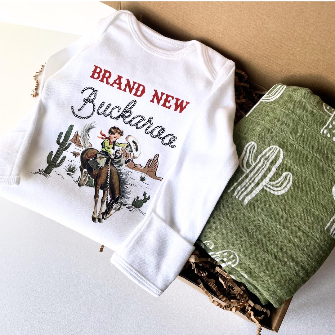 Western Baby Bodysuit Brand New Buckaroo Top Cowboy Style Newborn Wear ...