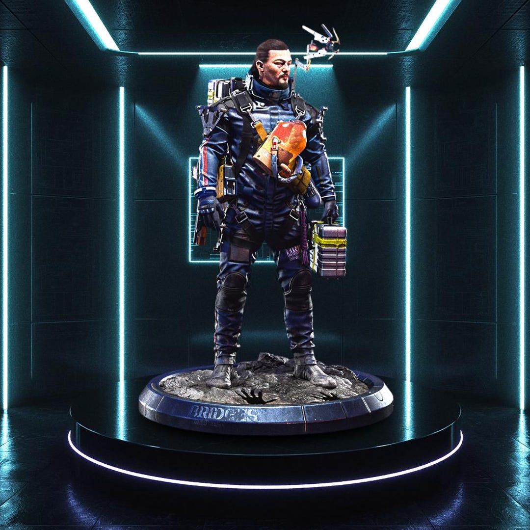Sam Porter Bridges - Fanart 3D STL Print File Statue | Death Stranding ...