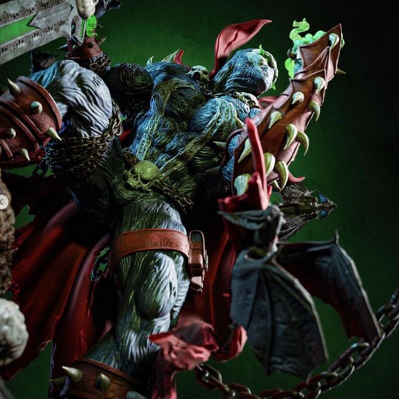 Spawn STL Statue | 1/6 Scale Fanart 3D Print Model | (supported + No ...