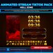 Hell Zone Animated Tiktok Live Streaming Overlays Package | Screens ...