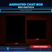 2x Sky Digitech Animated Stream Overlay Chat Box for Twitch,kick ...