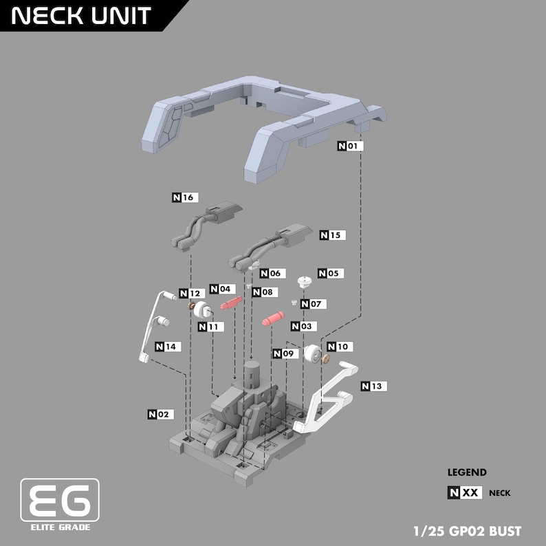 GP02 STL Bust | 1/25 Scale | Season 2 - Elite Grade | 3D Print File ...