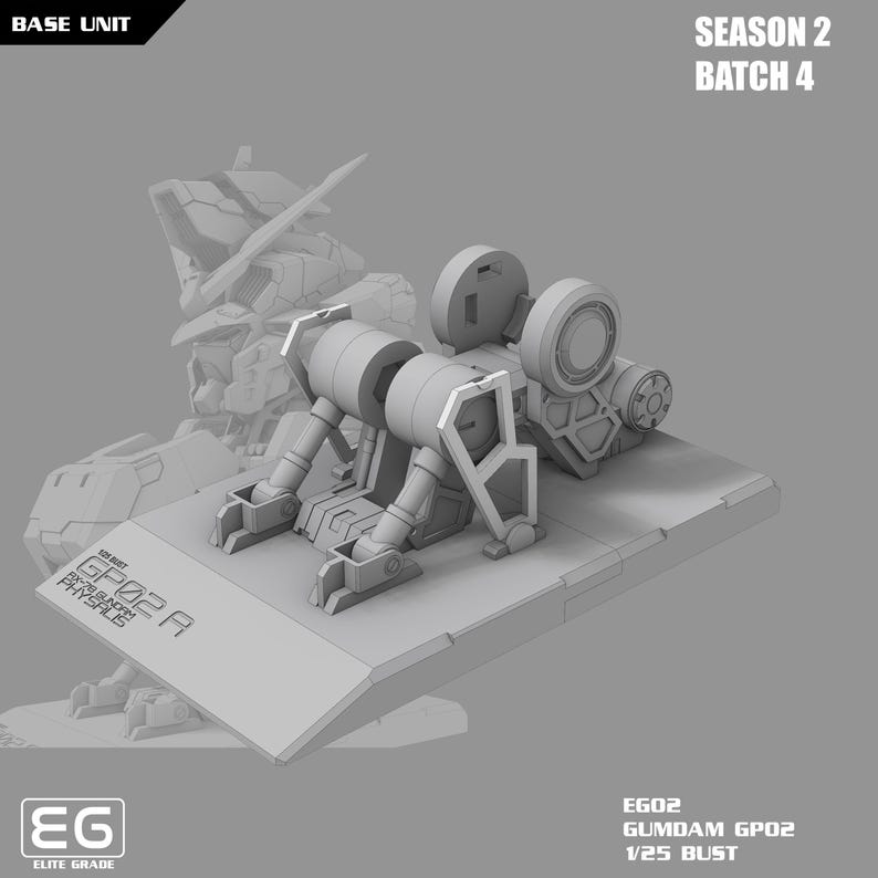 GP02 STL Bust | 1/25 Scale | Season 2 - Elite Grade | 3D Print File ...
