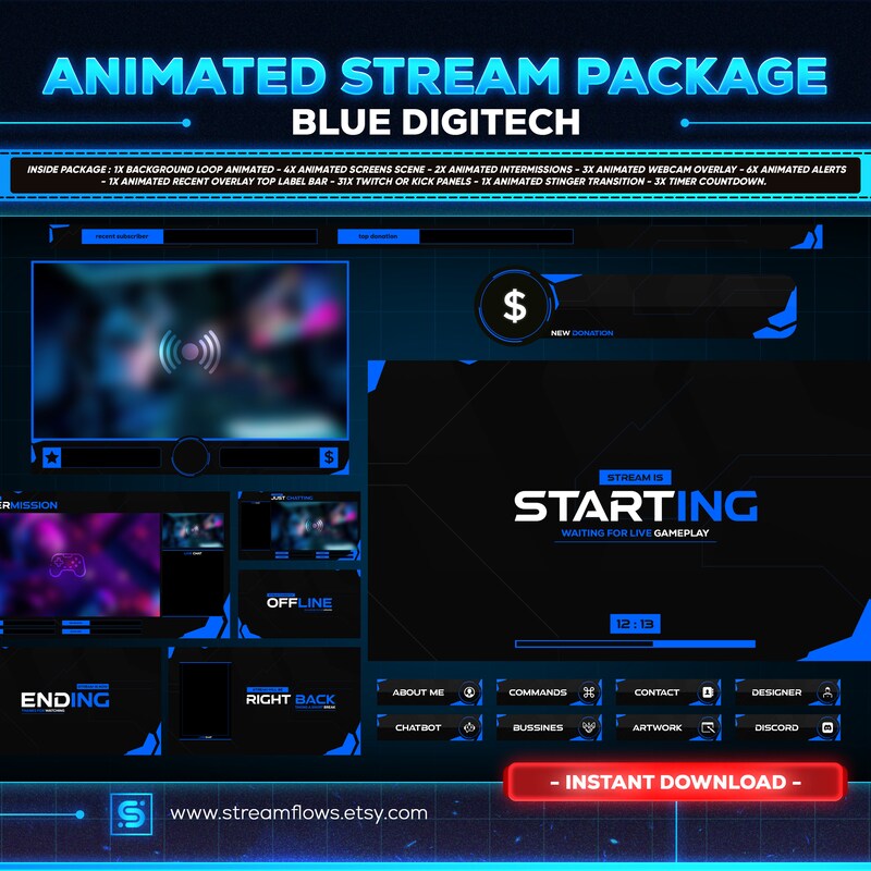 Stream Overlays - Etsy