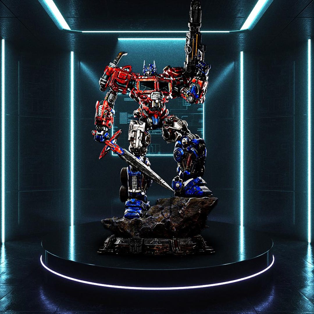 Cyber Mecha Fanart STL Statue + Bust | 1/14 & 1/18 Scale | 3D STL Print ...