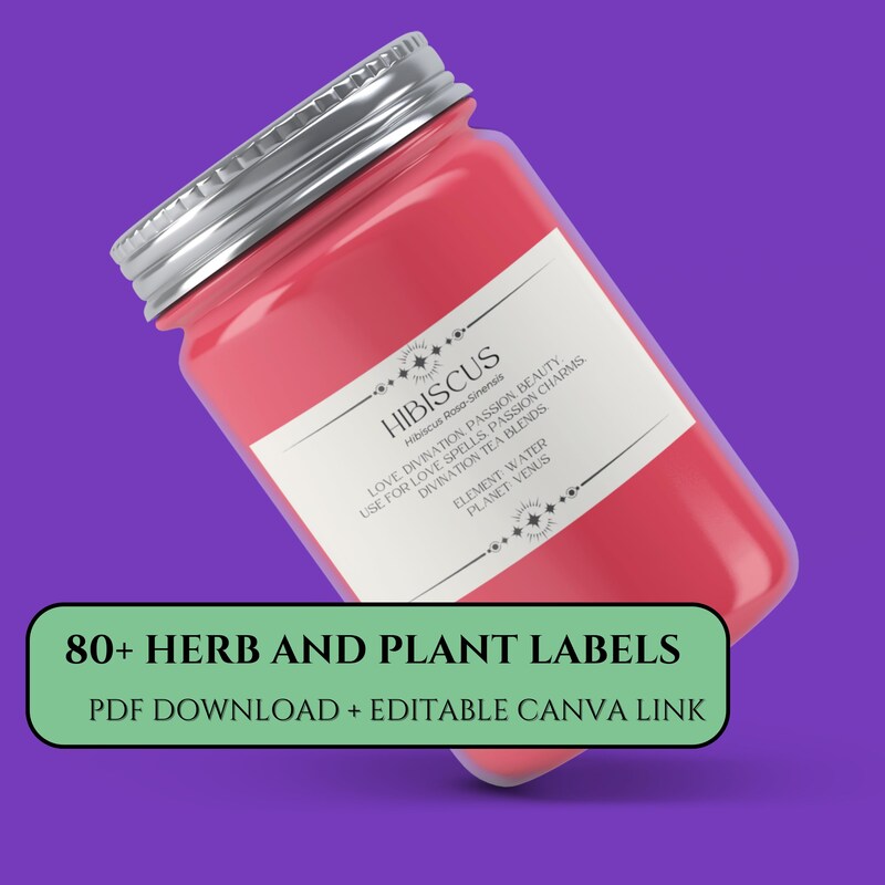 Herb Labels - Etsy