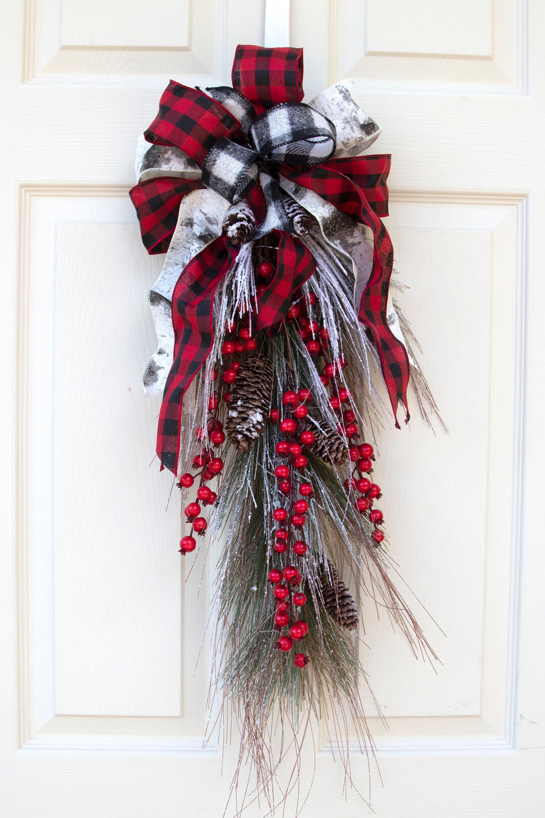 Christmas Swag Farmhouse Christmas Swag Rustic Christmas - Etsy