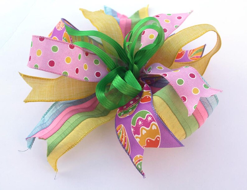Easter Bow for Wreaths Easter Basket Bow Lantern Bows | Etsy
