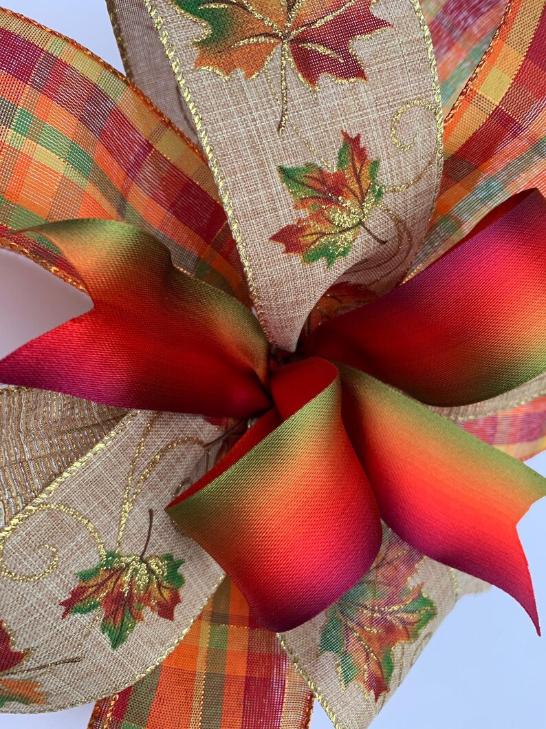 Harvest Bows for Wreaths Mantle and Lantern Bows for Fall - Etsy