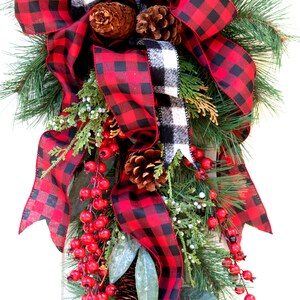 Christmas Swag, Farmhouse Christmas Swag, Rustic Christmas Swag ...
