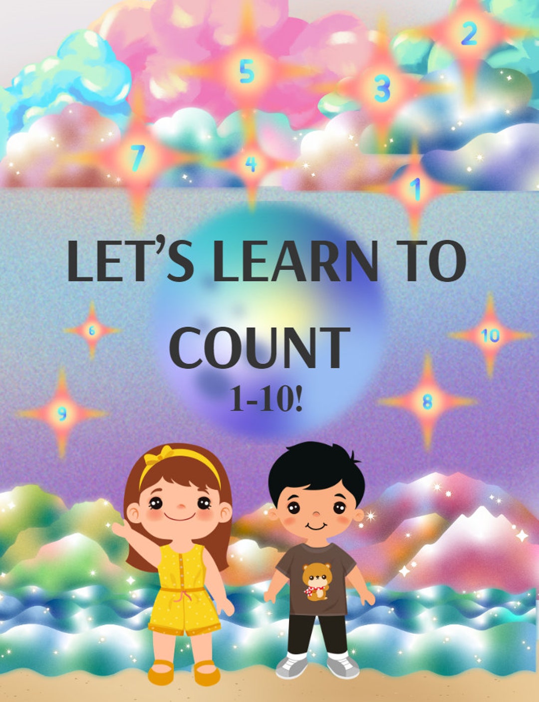 CHILDREN'S BOOK: Let's Learn to Count 1-10! - Etsy