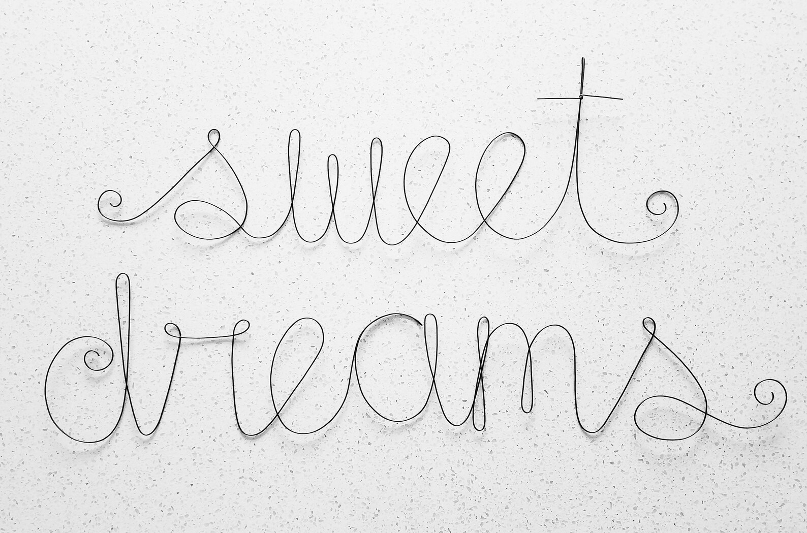 SWEET DREAMS Wire Word Wall Hanging Art - Etsy