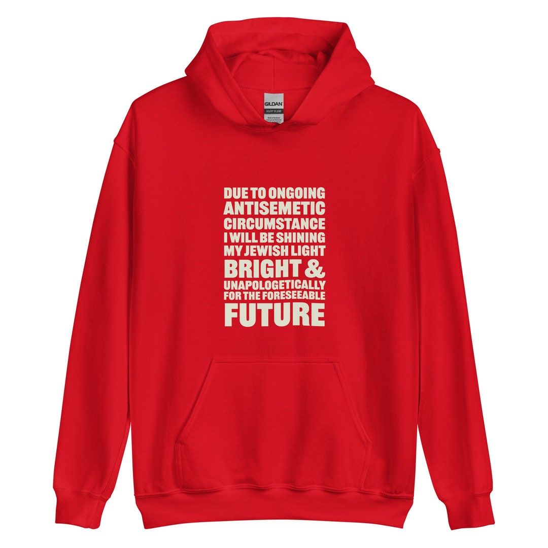 Jewish Pride Merch / Be Jewy / Jewish Light / Unisex Hoodie - Etsy