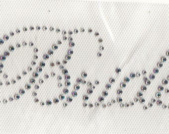 Rhinestone Iron on Transfer Hot Fix Firework Clear - Etsy