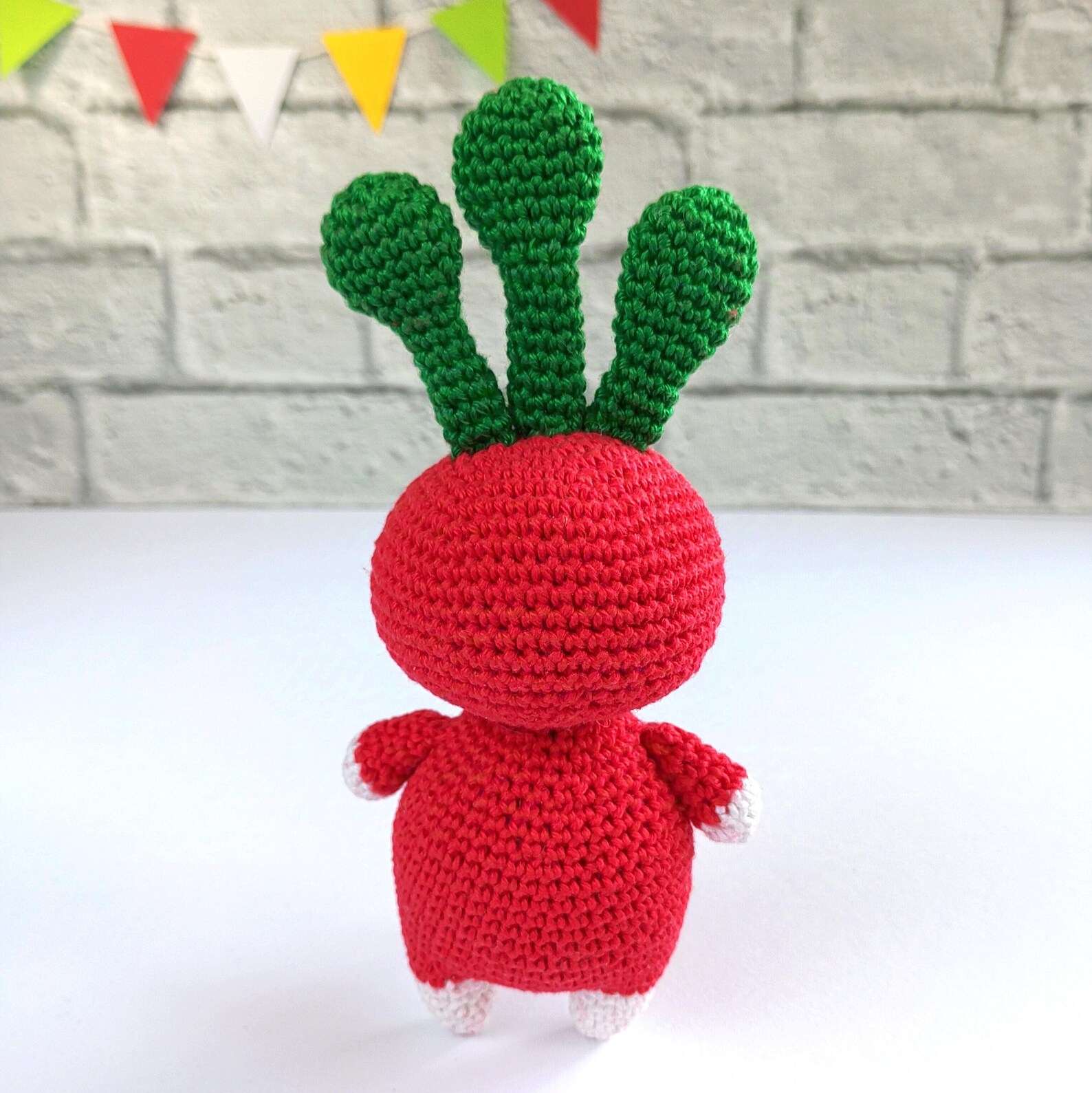 Crochet Radish Boy, Amigurumi Radish Plush, Gift for Veggie Lover - Etsy