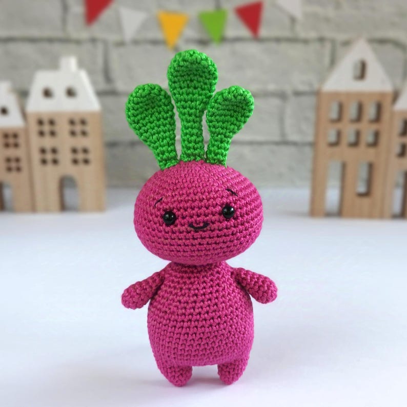 Crochet Beet Boy, Amigurumi Beet Plush, Gift for Veggie Lover - Etsy