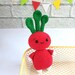 Crochet Radish Boy, Amigurumi Radish Plush, Gift for Veggie Lover - Etsy