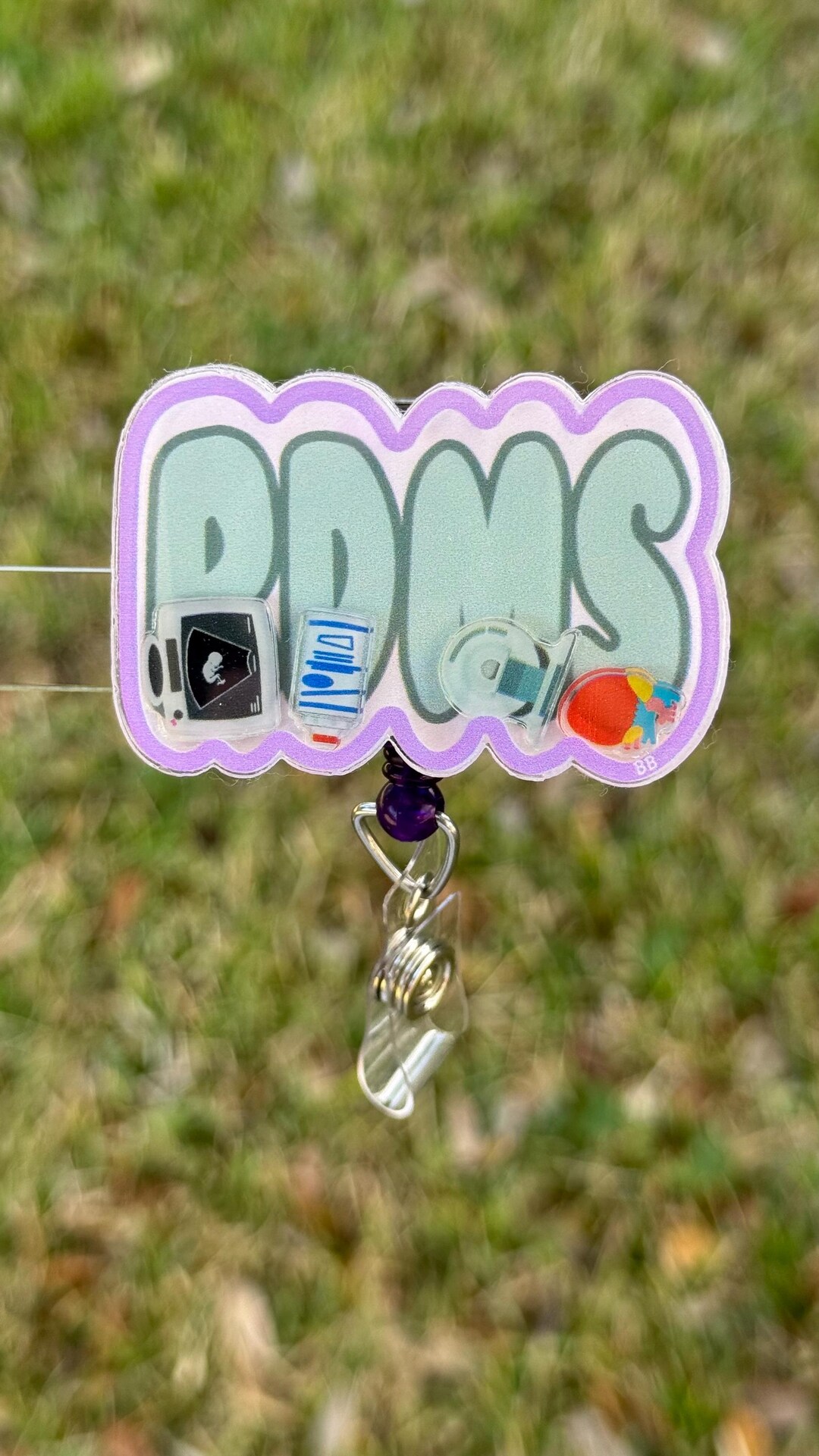 RDMS Badge Reel • Sonographer ID Holder • Ultrasound Shaker Reel - Etsy