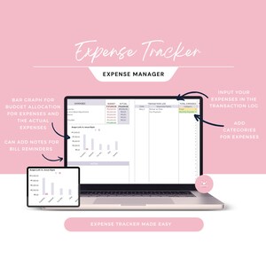 Monthly Budget & Debt Tracker: Google Sheets Spreadsheet (digital ...