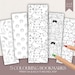Cute Printable Bookmarks Cat Coloring Bookmark for Adults Paper Craft ...