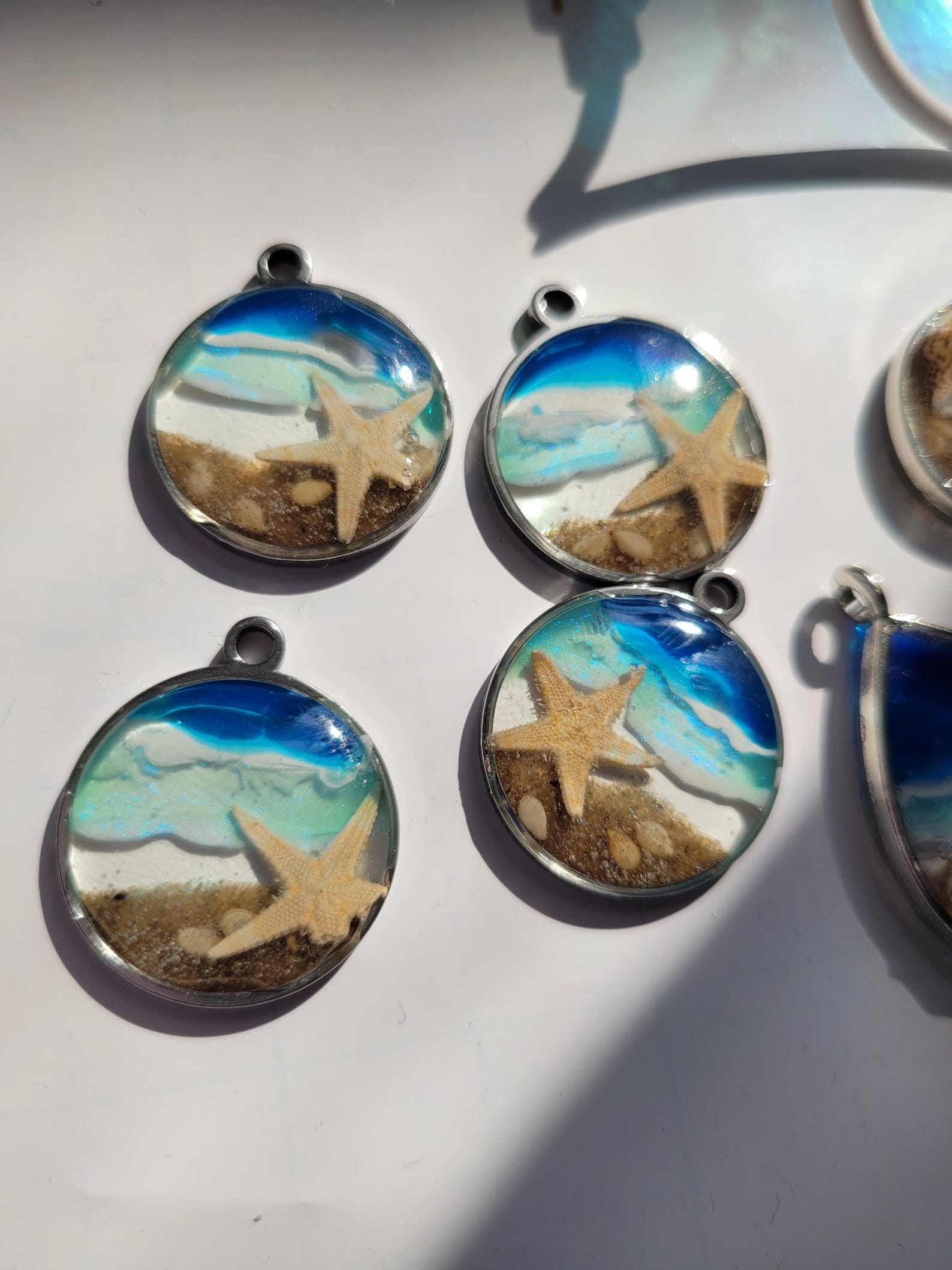 Beach/ocean Resin Keychains. Gifts. Party Favors - Etsy