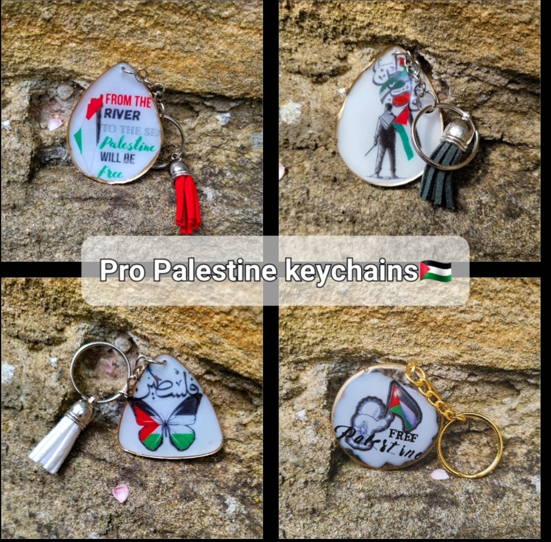 Free Palestine Resin Keychains - Etsy
