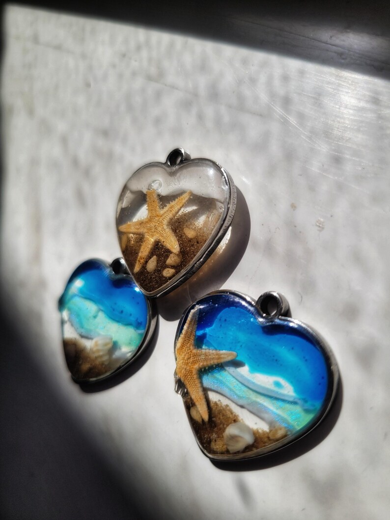 Beach/ocean Resin Keychains. Gifts. Party Favors - Etsy