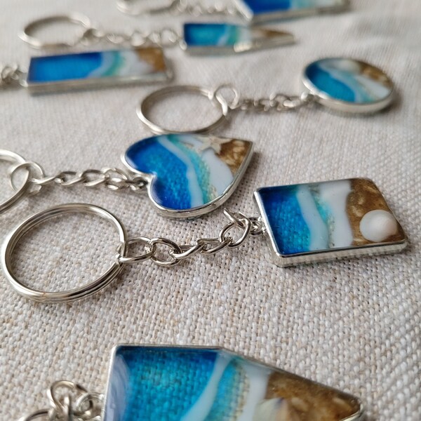 Resin Keychain - Etsy