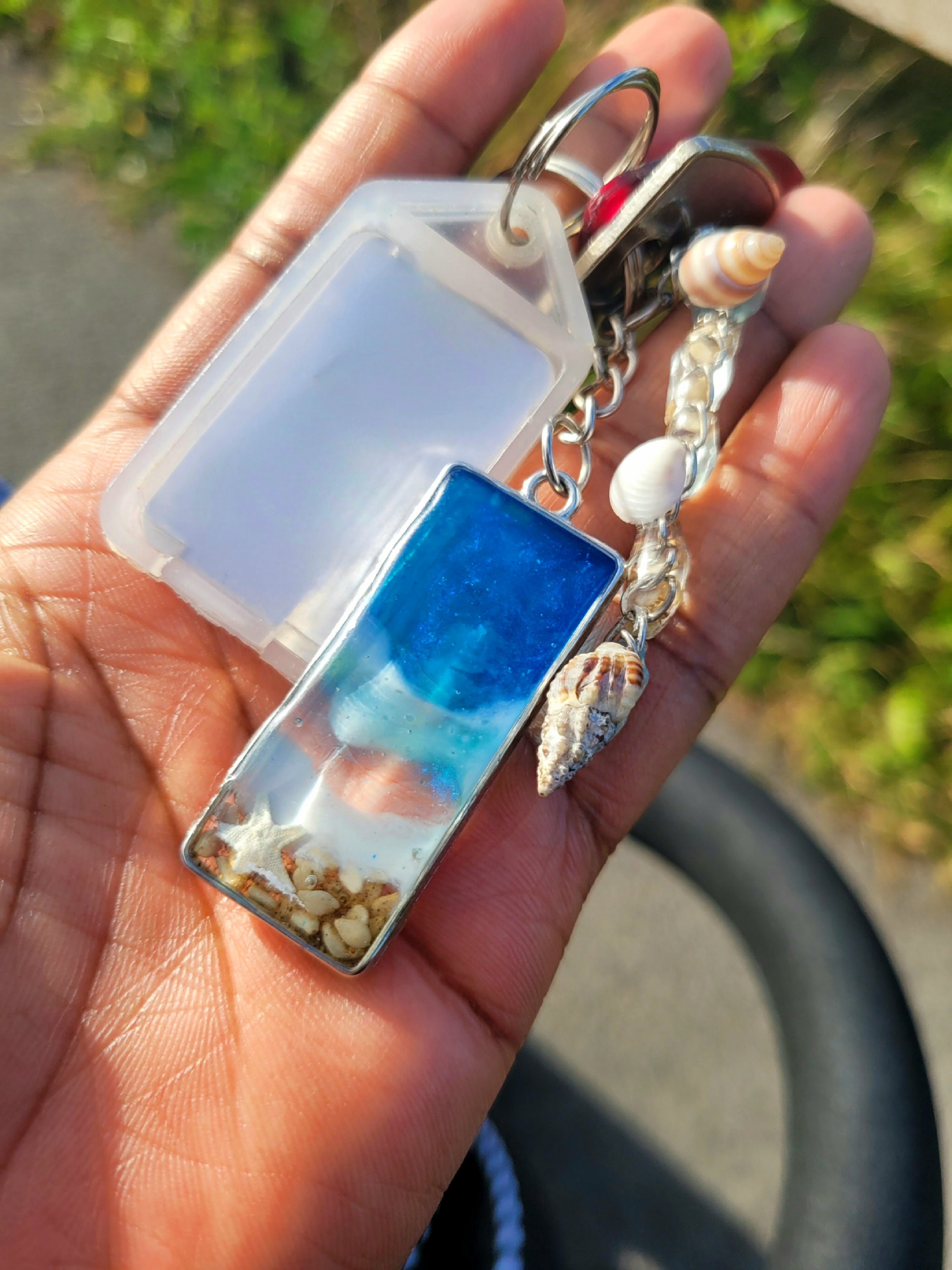 Beach/ocean Resin Keychains. Gifts. Party Favors - Etsy