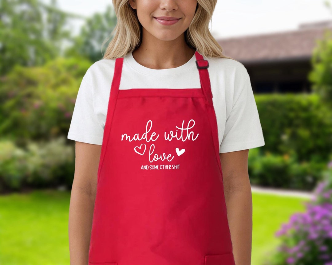 Funny Valentines Day Apron Gift Kitchen Apron Custom Apron Aprons for ...