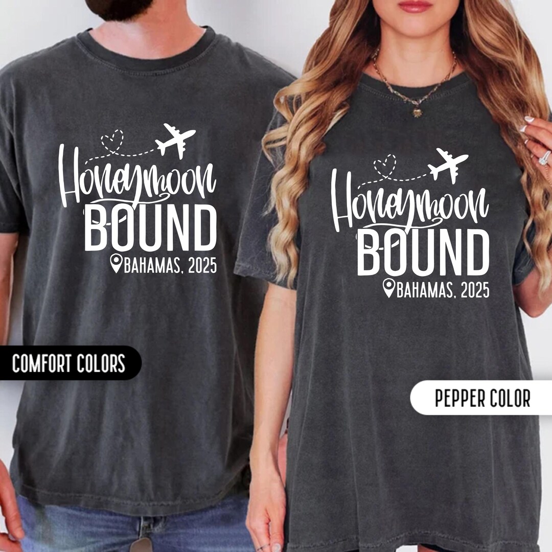 Personalized Honeymoon Couple Matching Shirts Wedding Gifts Honeymoon ...