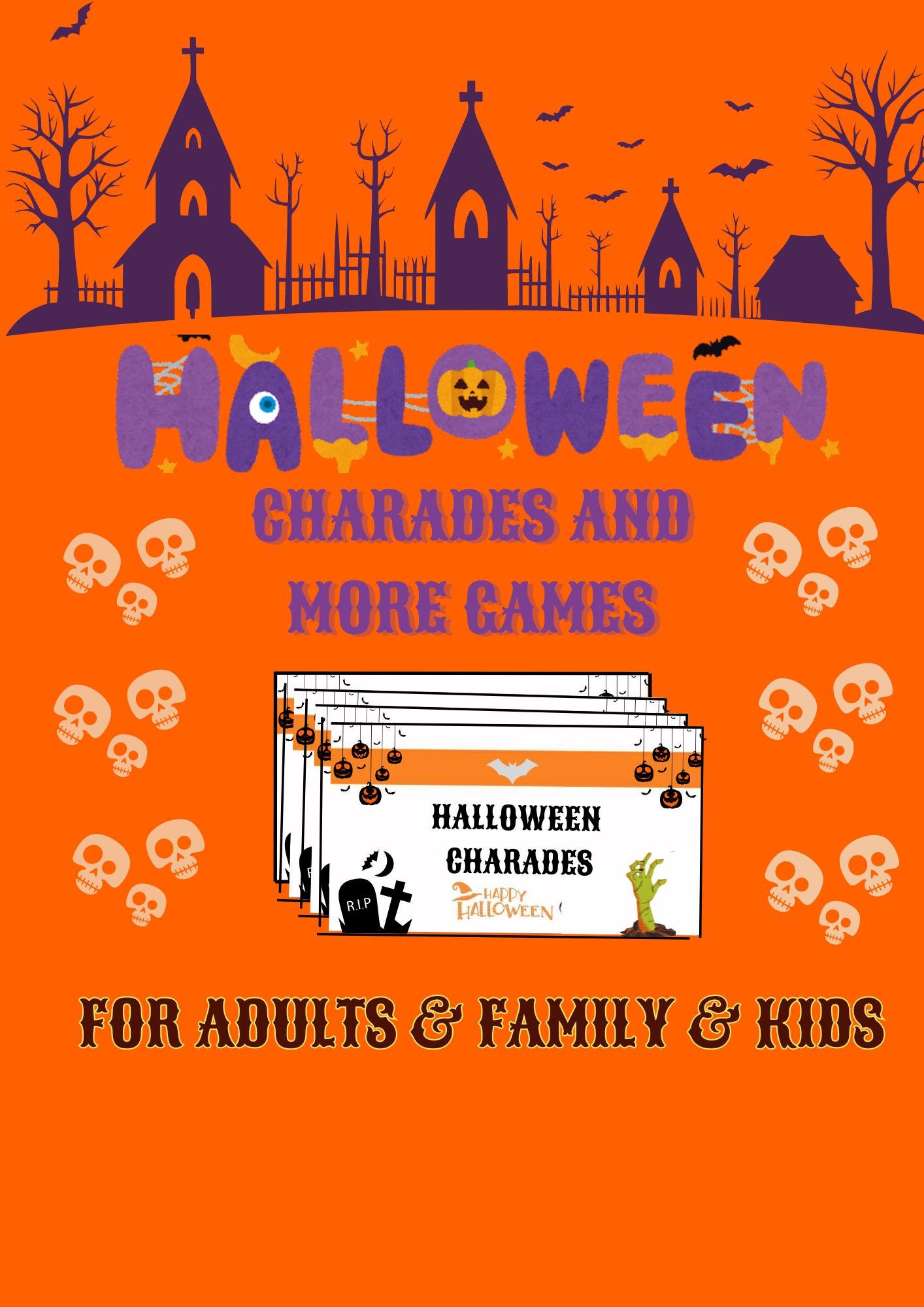 Printable Halloween Game Bundle - 40+ Halloween Party Games Activities ...