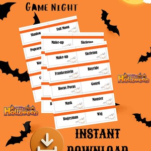 Printable Halloween Game Bundle - 40+ Halloween Party Games Activities ...