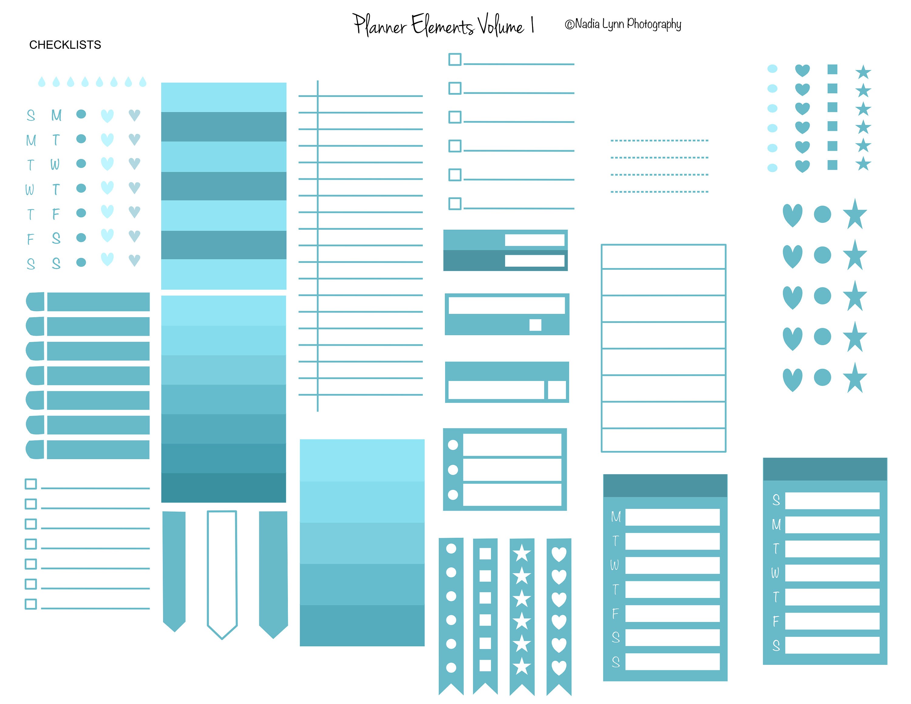 PLANNER STICKER TEMPLATES Affinity Designer Affinity Photo Assets ...