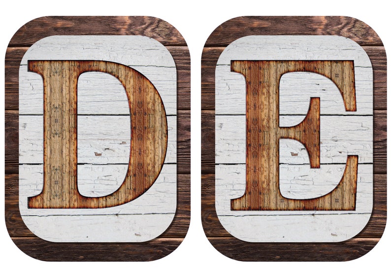 Farmhouse Alphabet Classroom Decor Bulletin Board Header Wall Words - Etsy