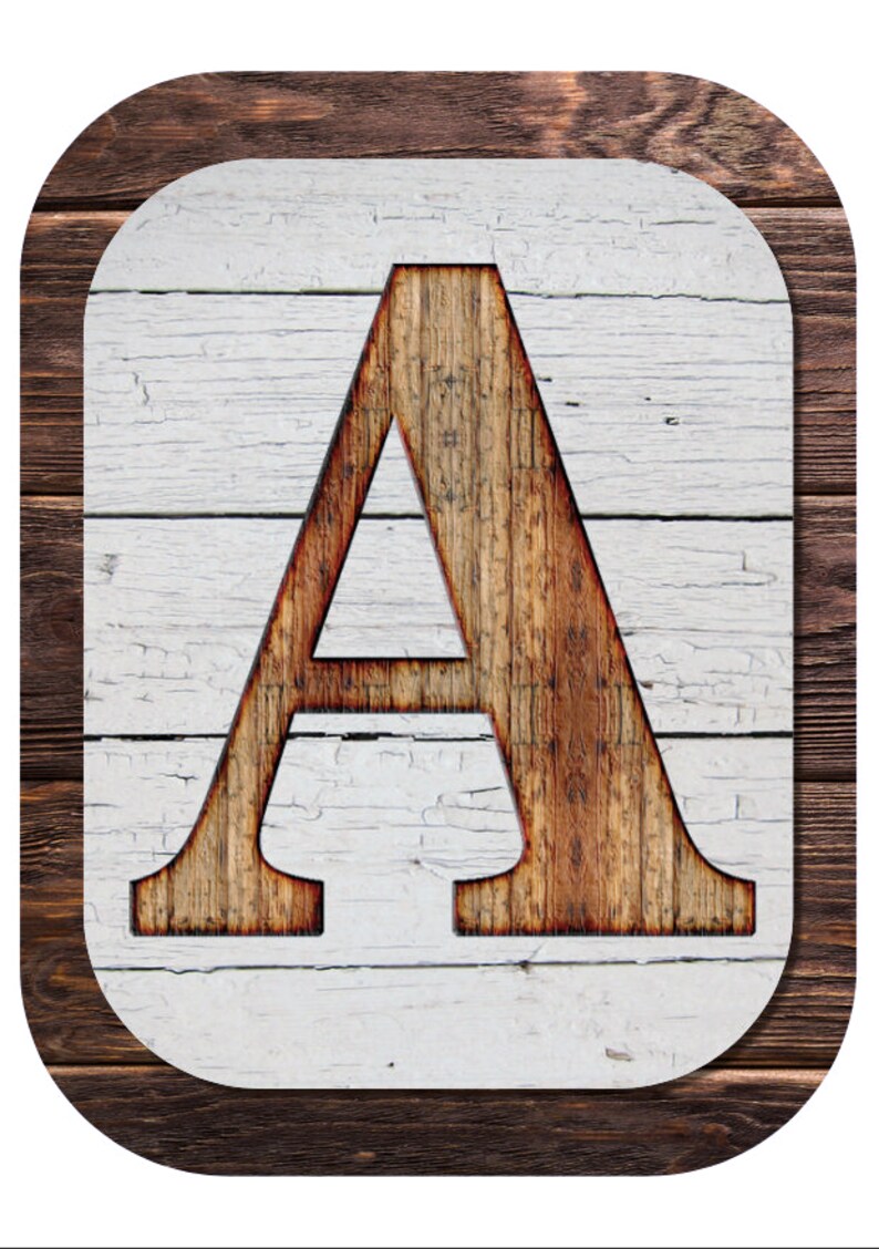 Farmhouse Alphabet Classroom Decor Bulletin Board Header Wall Words - Etsy