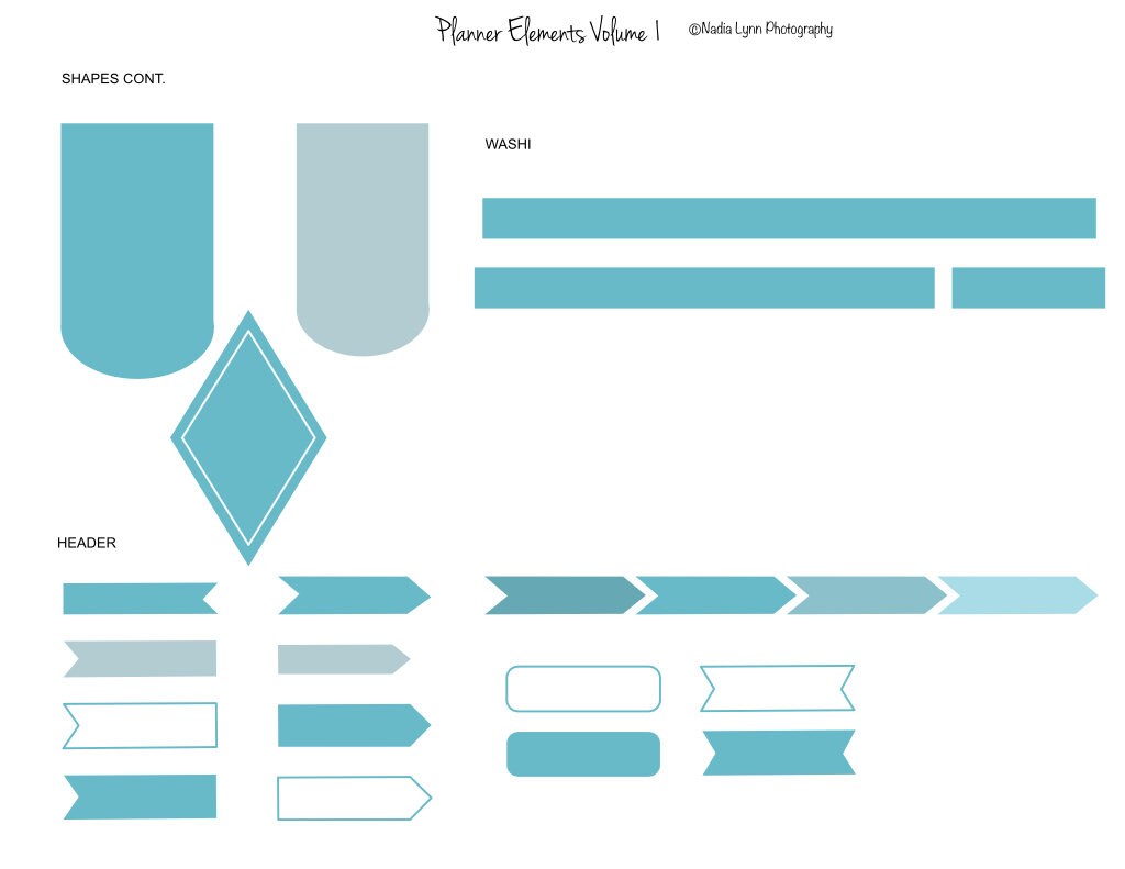 PLANNER STICKER TEMPLATES Affinity Designer Affinity Photo Assets ...