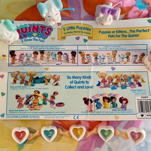Quints 5 Little Puppies Pets TYCO 1991 - Etsy
