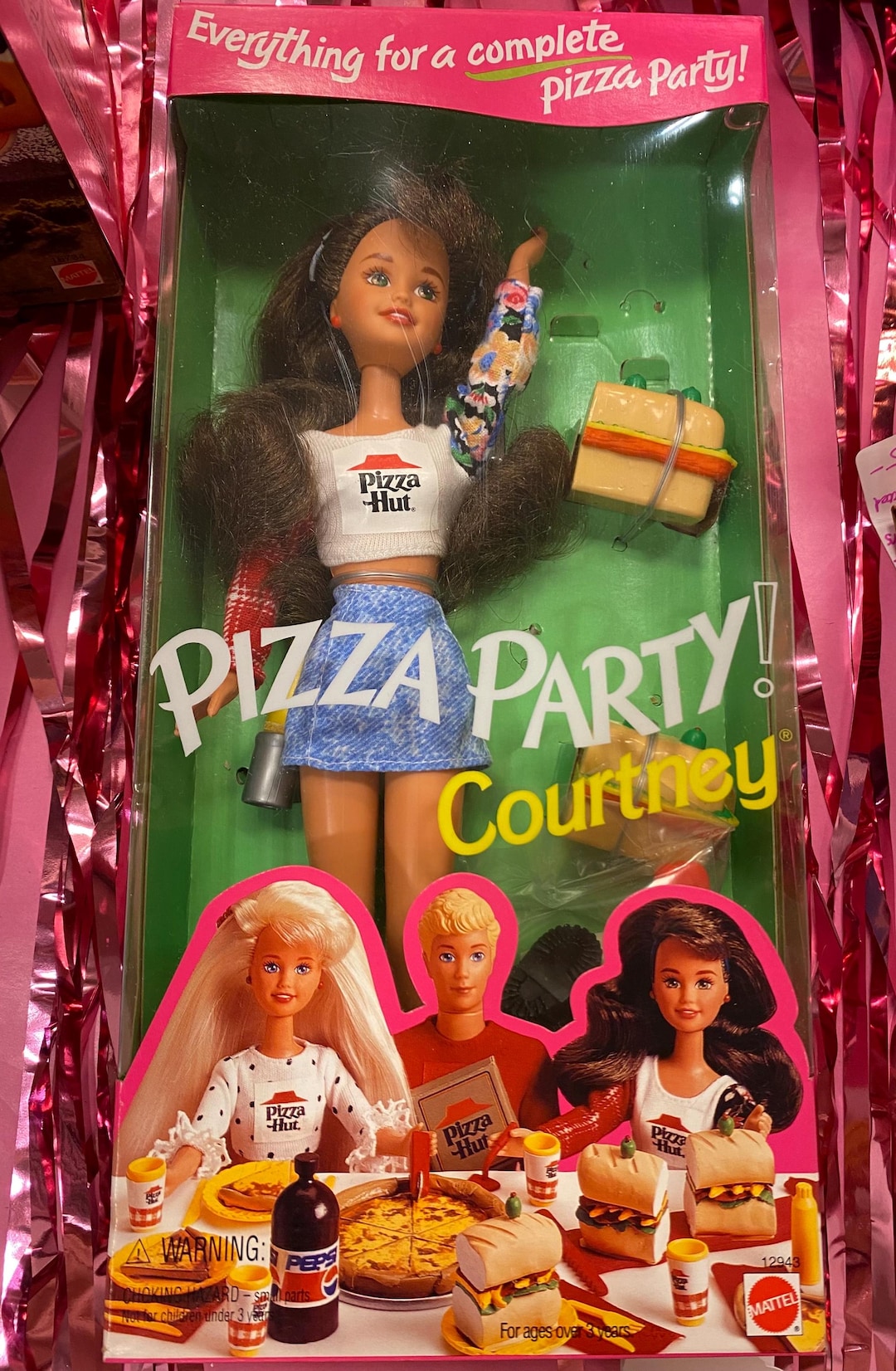 Courtney Best Friend of Skipper Pizza Hut Barbie Doll - 1994 - Etsy