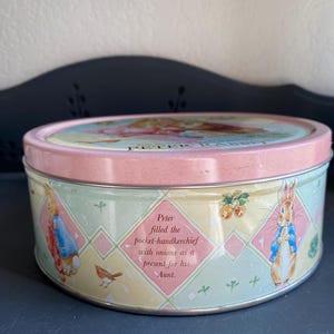 Beatrix Potter World of Peter Rabbit Tin - 1998 - Etsy