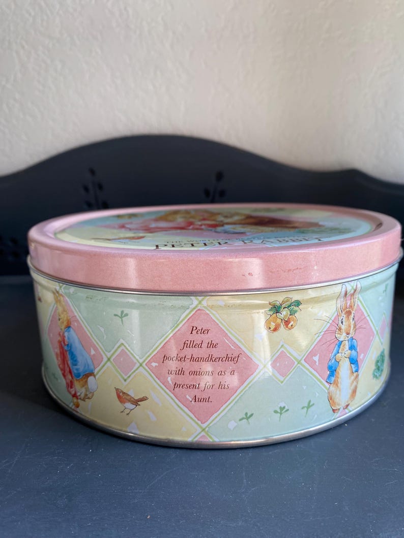 Beatrix Potter World of Peter Rabbit Tin 1998 - Etsy
