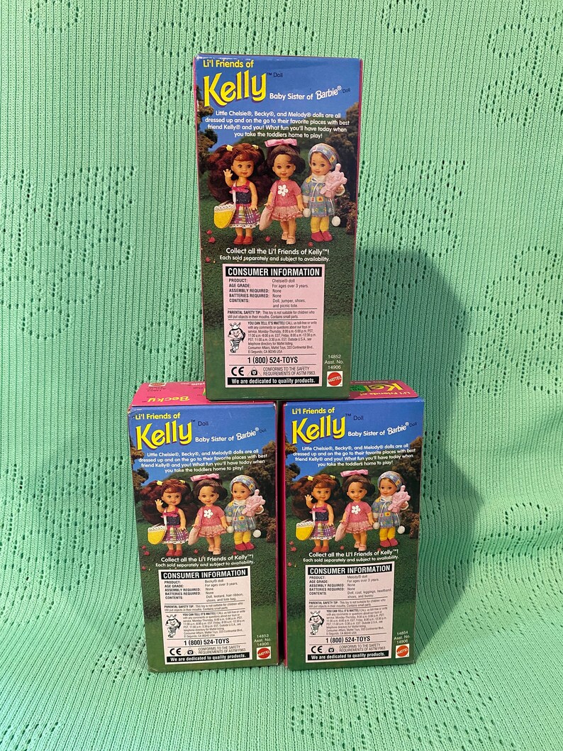 1995 NIB Kelly Barbies and Friends You Pick - Etsy