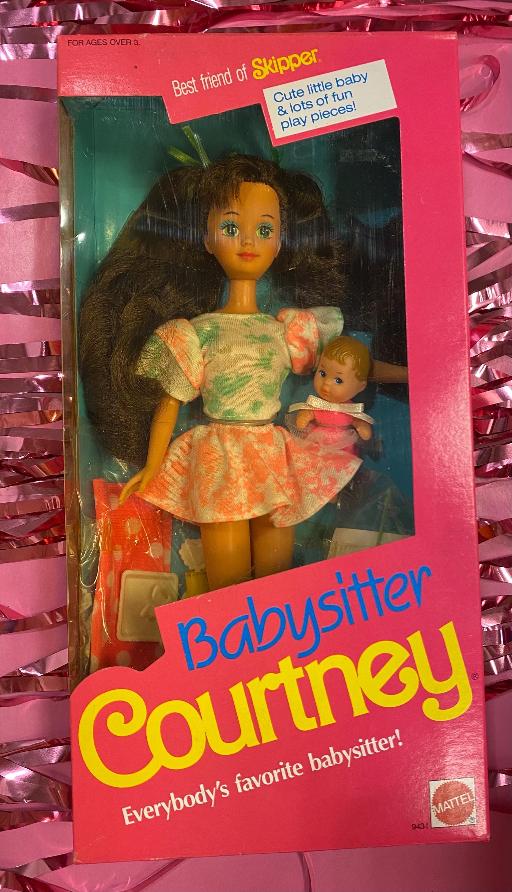 Babysitter Courtney, Best Friend of Skipper Barbie Doll - 1990 - Etsy