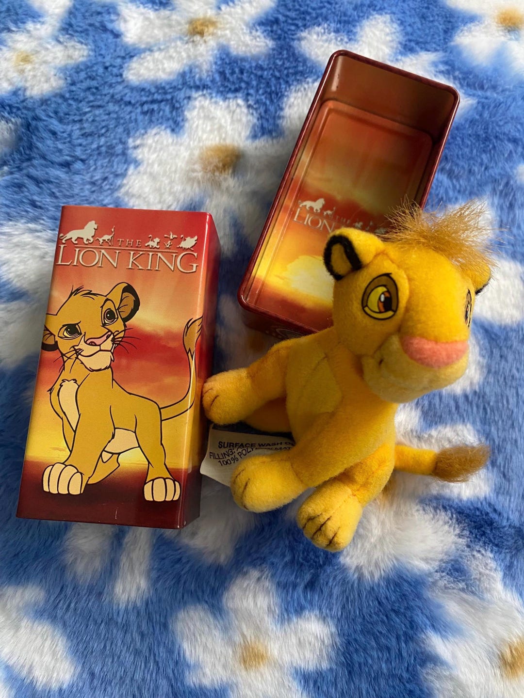 Disney Lion King Simba Tiny Tin Stuffed Animal - Etsy